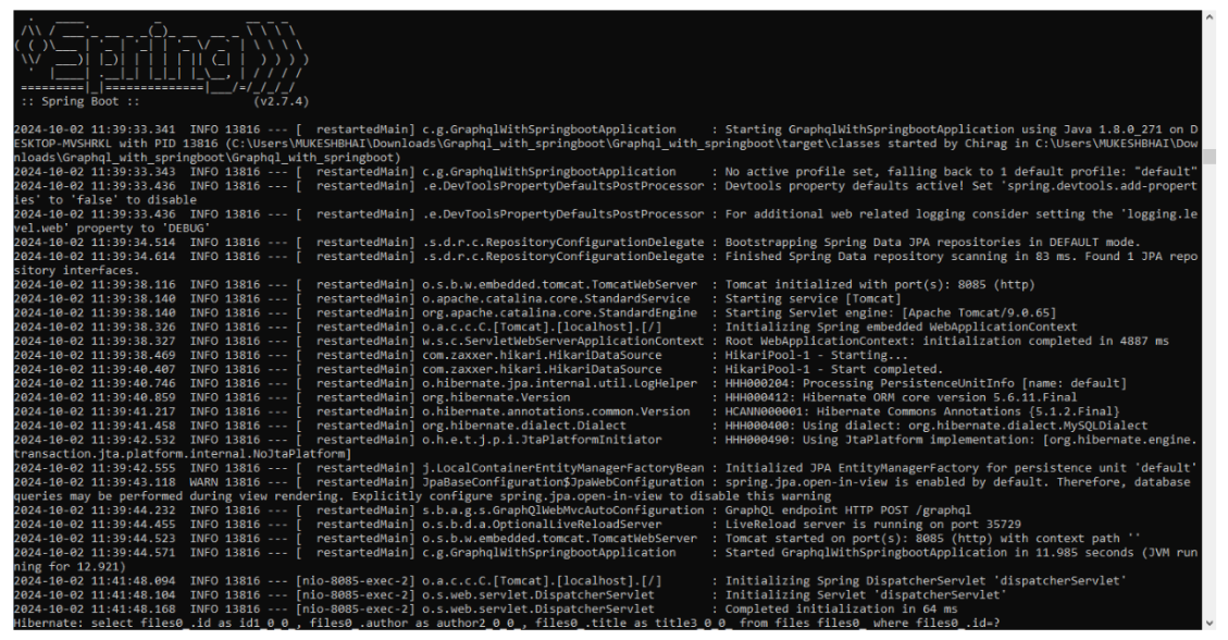 Spring Boot and GraphQL - Swarcklabs